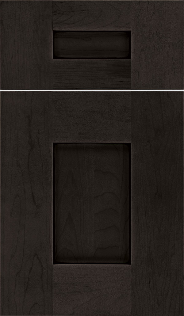 Weathered Slate Cabinet Finish on Maple - Kitchen Craft